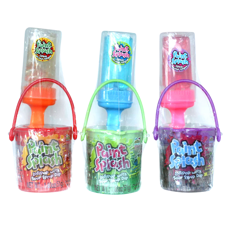 Paint Splash Lollipop w/ Sour Syrup – Cutie Patootie