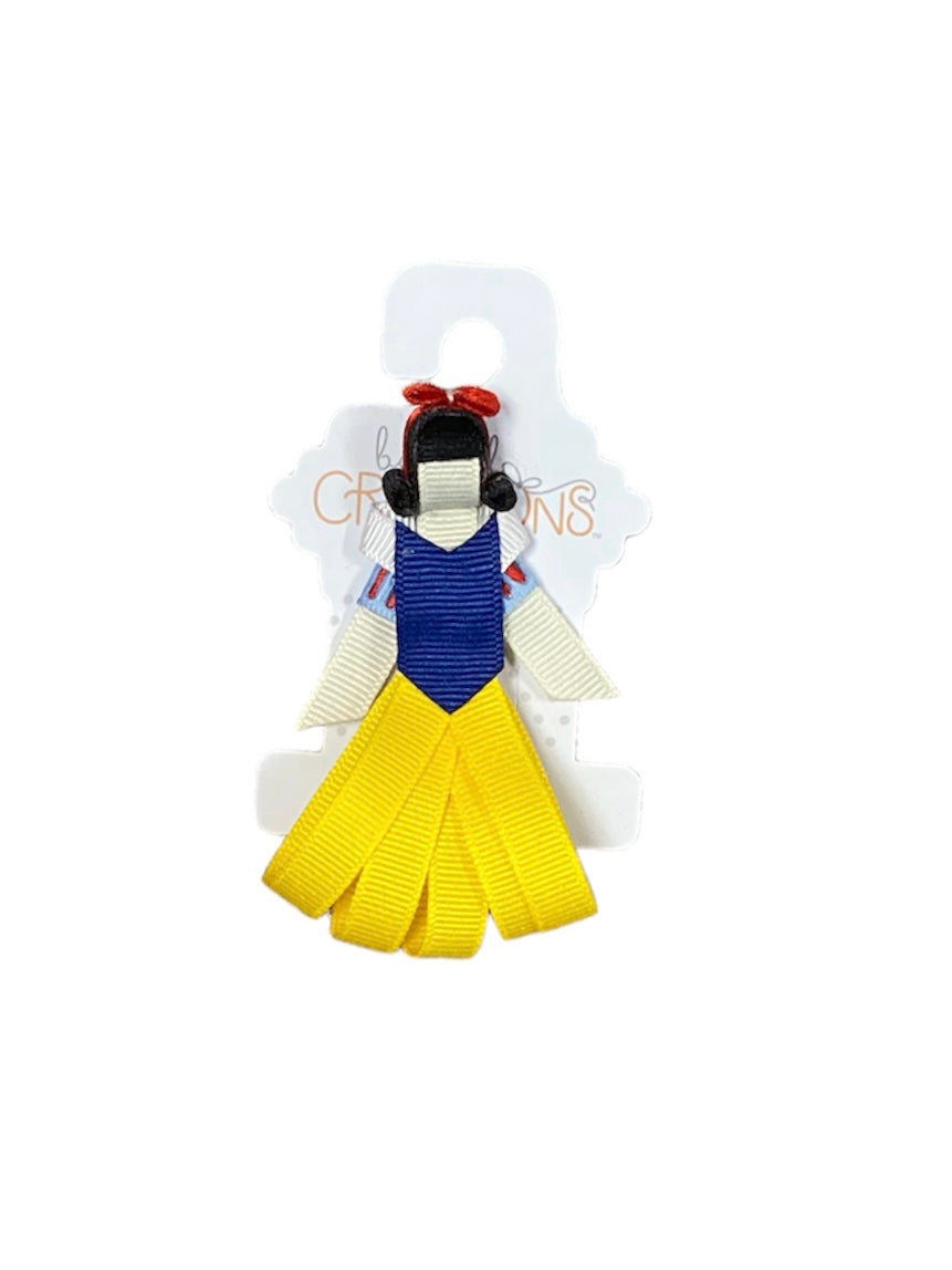 Snow White Ribbon Figures Bow – Cutie Patootie